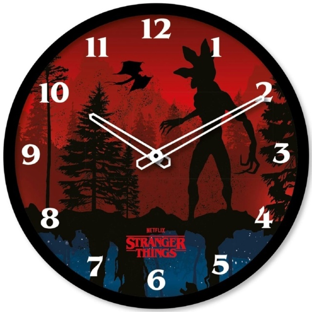 Stranger Things 4 (Scene) Wall Clock - Gifting Black by Tesco ...