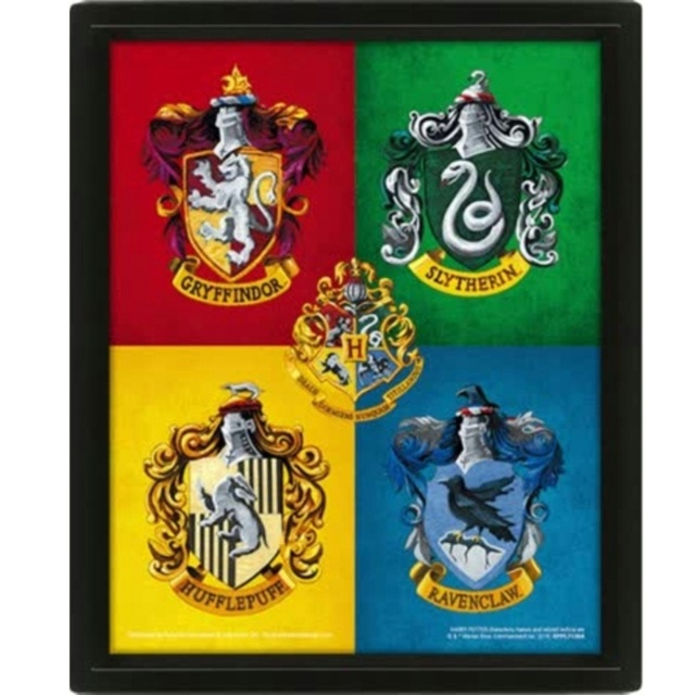 Harry Potter (Colourful Crest) - Framed - Harry Potter by Tesco ...
