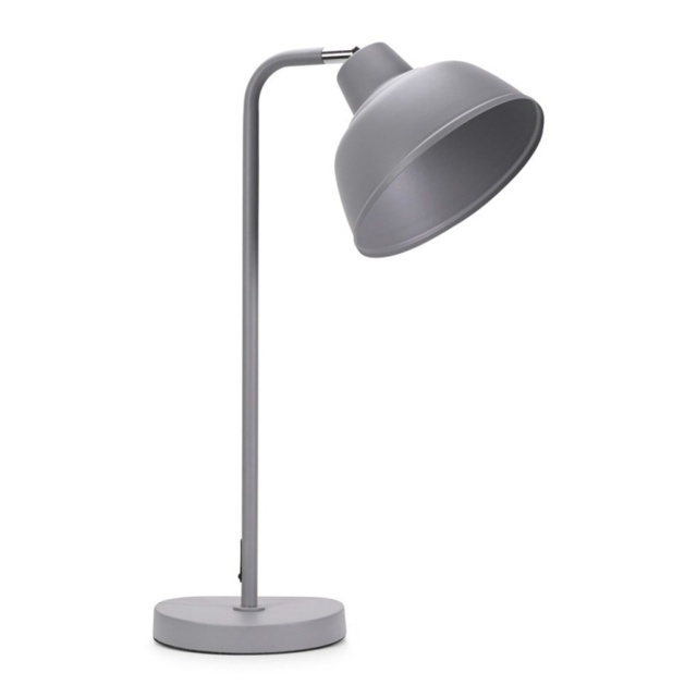 Valuelights Morris Stone Grey Retro Dome Metal Desk Office Table Lamp ...