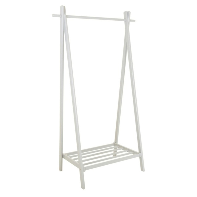 Charles Bentley Large Solid Wood Hanging Clothes Rail/clothing Stand ...