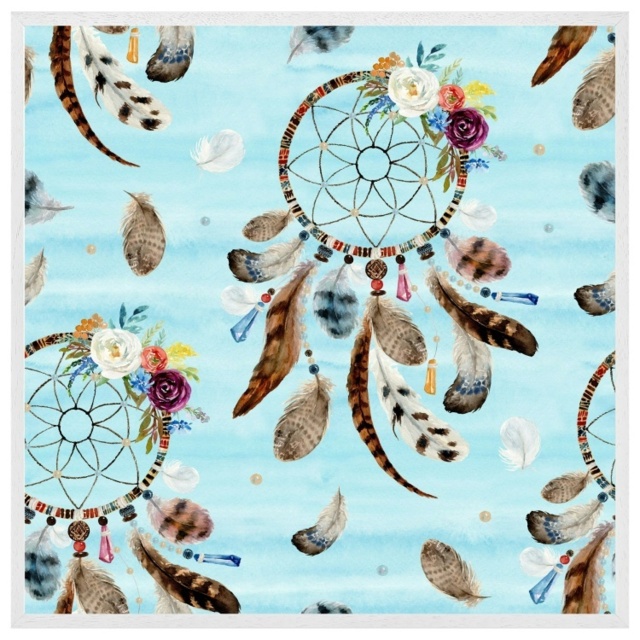 Native American Tribe Decor (Picutre Frame) White - S by Tesco ...