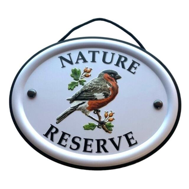 Decorative Bird Garden Sign - Nature Reserve by Tesco - Marketplace ...