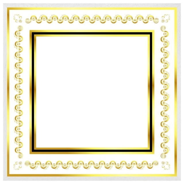 Ancient Egyptian Gold Border (Picture Frame) White - Xs by Tesco ...