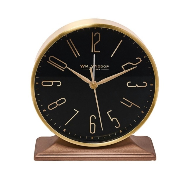 Wm.widdop Black & Gold Mantel Alarm Clock by Tesco - Marketplace ...