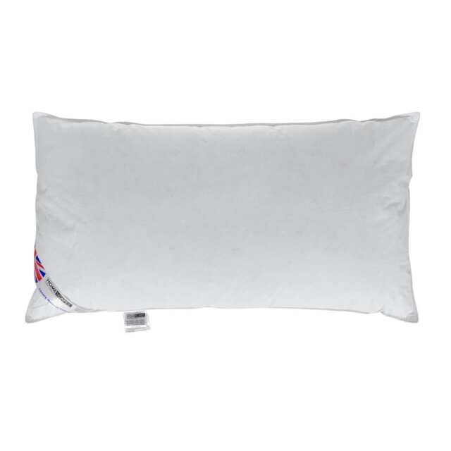 Homescapes White Duck Feather and Down King Size Pillow White by Tesco ...
