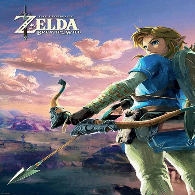 Zelda Breath Of The Wild (Hyrule Scene Landscape) - Poster / Prints by ...