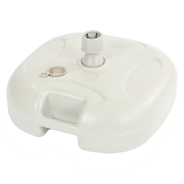 Harbour Housewares Plastic Fillable Parasol Base - 20 Litre - White by ...