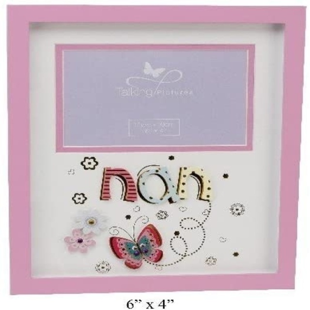 Talking Pictures Photo Frame For Nan 3D Letters And Sequins Finish by ...