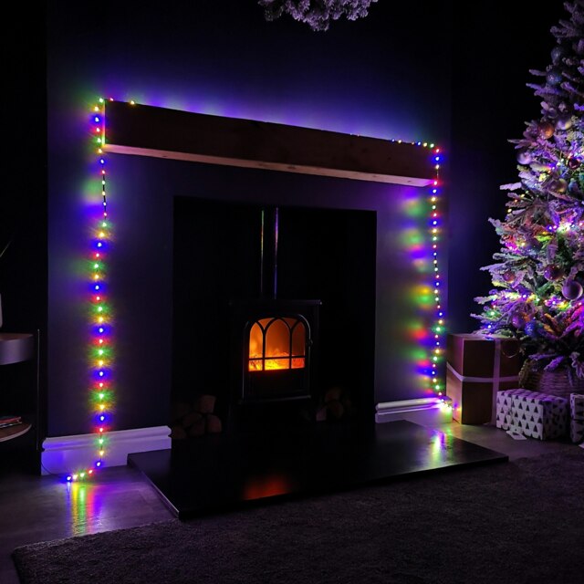 8.7m indoor outdoor flexibrights christmas lights with 250 multi ...