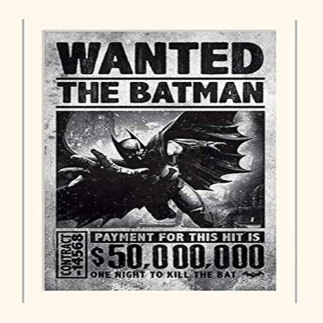 Lx - Batman Arkham Origins (Wanted) - Poster / Prints by Tesco ...
