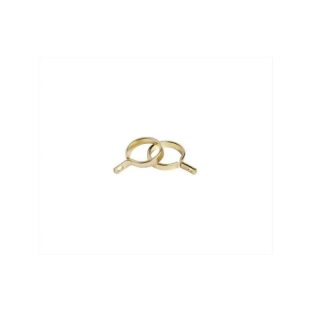 Brass Cafe Curtain Rod Rings Pack Of 10 by Tesco - Marketplace ...