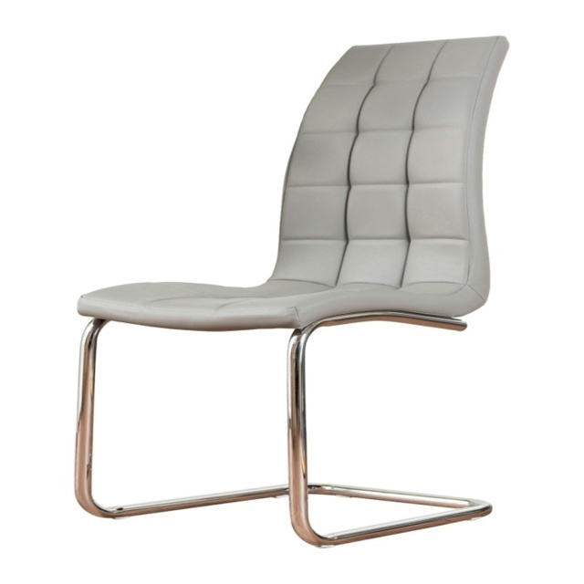 Furniturebox 2X Elephant Grey Murano Dining Chairs by Tesco ...
