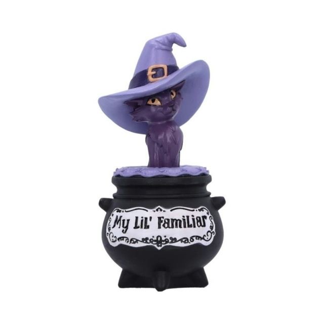 My Lil Familiar - Shadow Cat Figurine 10.5Cm - Nemesis Now by Tesco ...