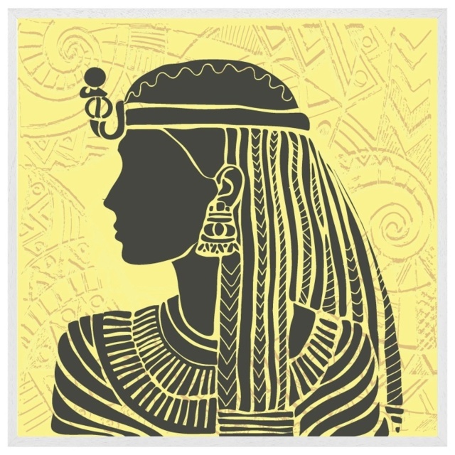 Egyptian Women On Yellow (Picture Frame) White - M by Tesco ...