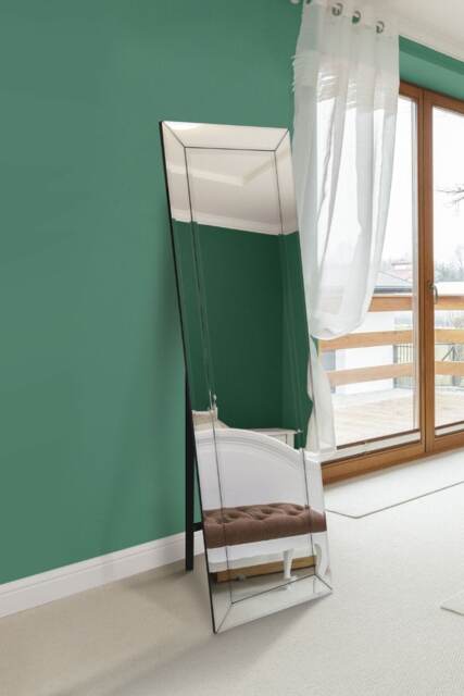 Horsley All Glass Modern Cheval Mirror 170 x 58 CM Multi by Tesco ...