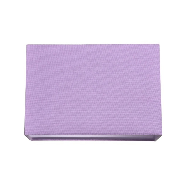 Contemporary And Stylish Soft Lilac Linen Fabric Rectangular Lamp Shade ...