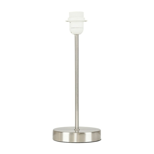 Valuelights Modern Table Lamp Base In Brushed Chrome Metal Finish by ...