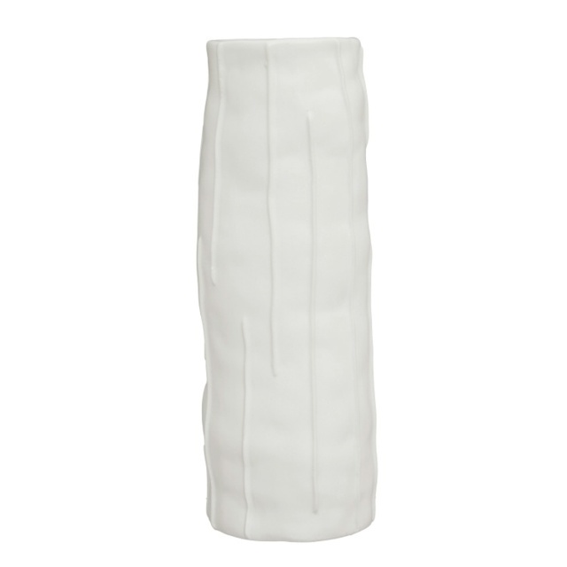 Interiors By Premier Traditional Stoneware White Large Vase, Versatile ...