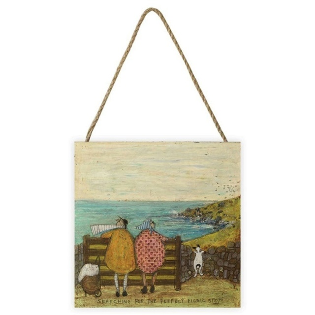 Sam Toft (Searching For The Perfect Picnic Spot) Wooden Block - Wood ...