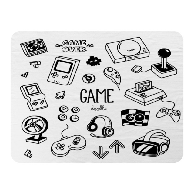 Game Doodles (Blanket) by Tesco - Marketplace | ufurnish.com