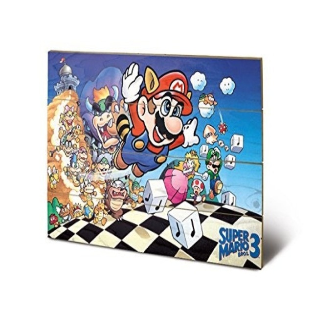 Super Mario Bros. 3 (Art) - Wood Panel by Tesco - Marketplace ...