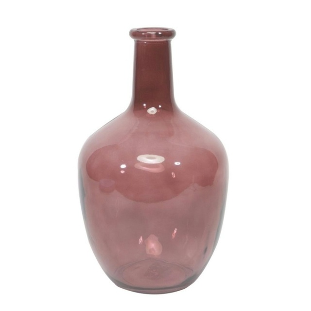 Large Dusky Pink Glass Bottle Vase - 29Cm by Tesco - Marketplace ...