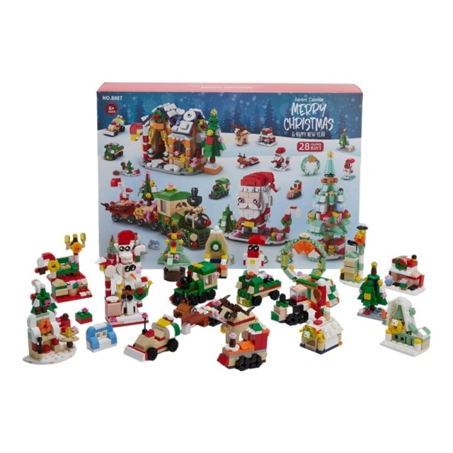 Living And Home Christmas Advent Calendar Building Block Blind Box by ...