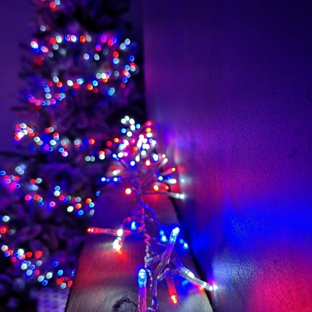 16M 200 Led Cluster Christmas Lights With Timer In Red, White & Blue by ...