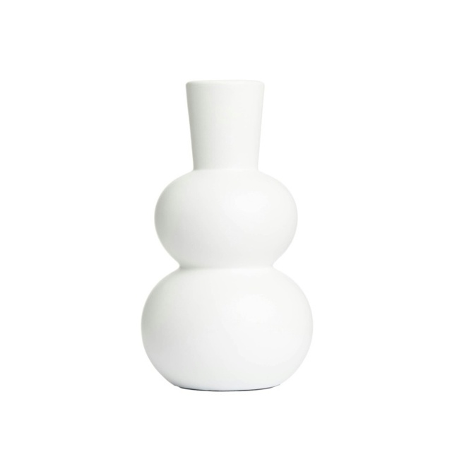 Bhs Totem Bump Ceramic Vase, White by Tesco - Marketplace | ufurnish.com