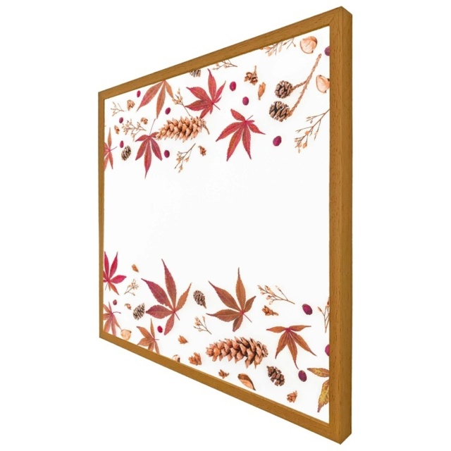Autumn Leaves Half Border (Picture Frame) Brown - Oak - Xl by Tesco ...