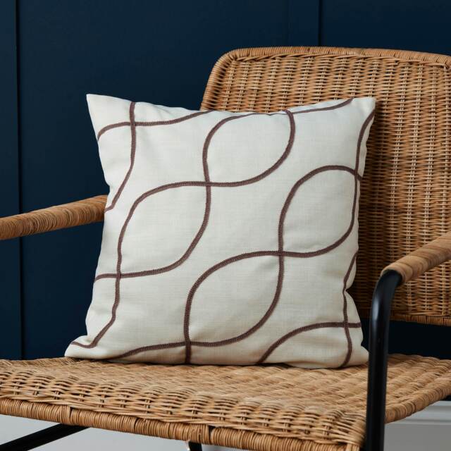 Bhs soft elegance embroidered cushion, cream by Tesco - Marketplace ...
