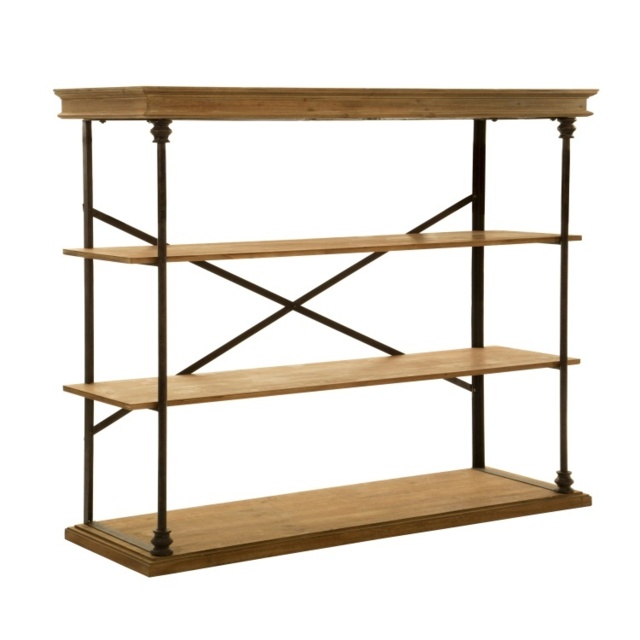 Interiors By Premier 3 Tier Shelf Unit, Industrial Shelving Unit ...