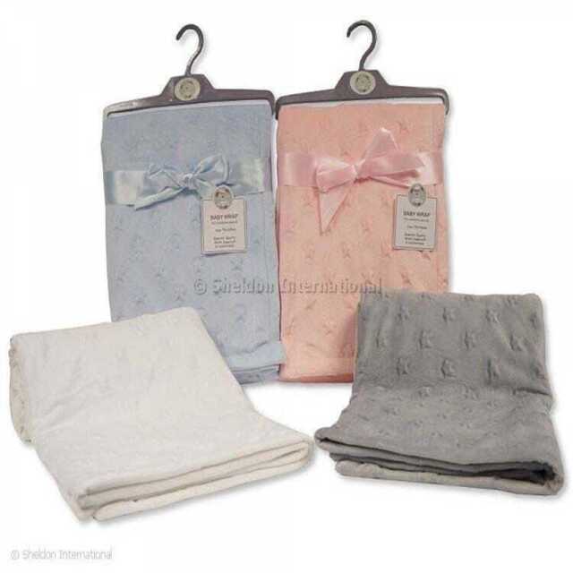 Sheldon Baby Wrap Star Embossed Multi by Tesco - Marketplace | ufurnish.com