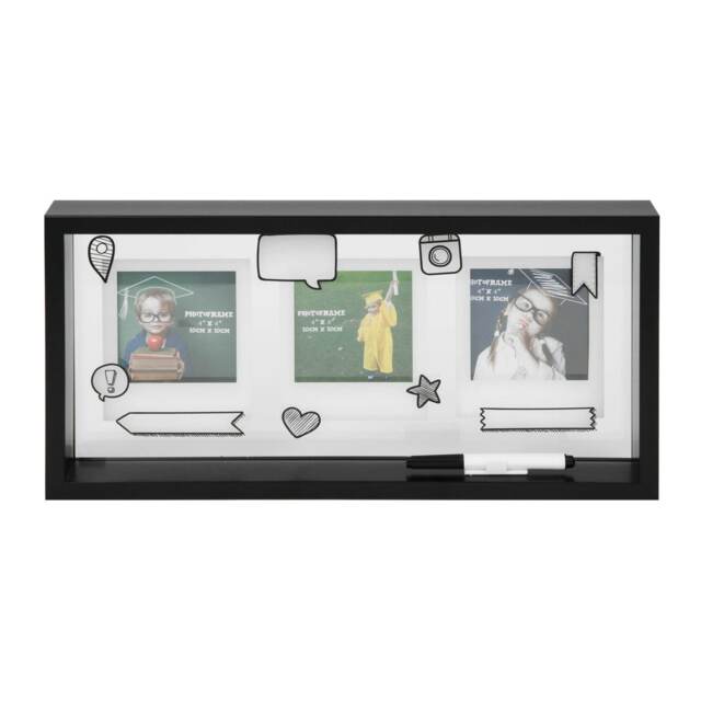 Childrens graduation triple photo frame fw517 (oversized) multi one ...