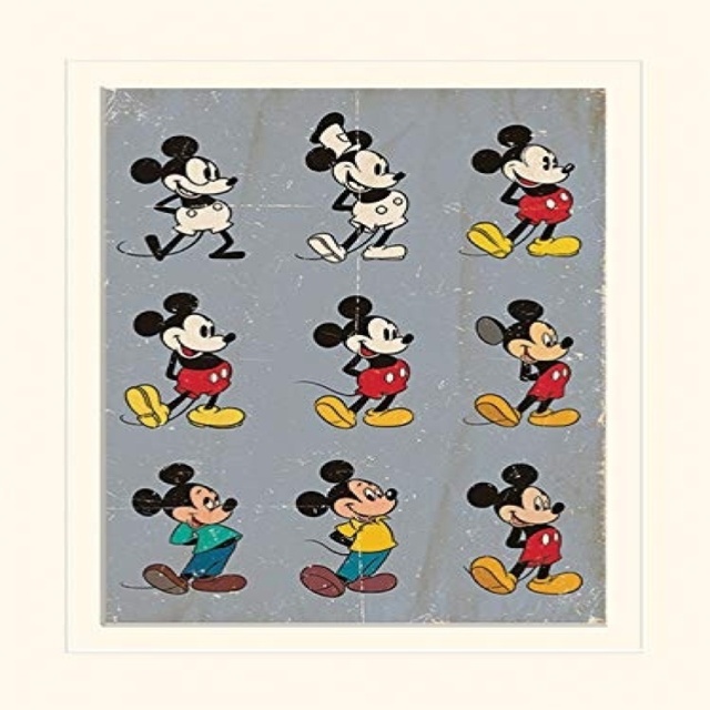 Lx - Mickey Mouse (Evolution) - Poster / Prints by Tesco - Marketplace ...