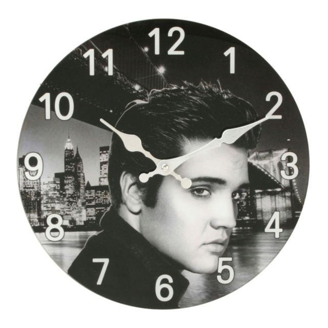 Iconic Collection Glass Wall Clock 30Cm by Tesco - Marketplace ...