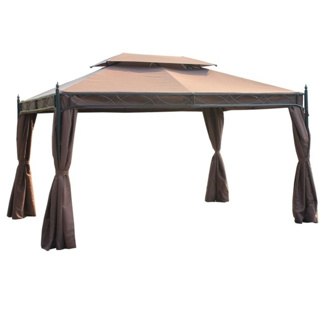 Outsunny 3M X 4M Garden Metal Gazebo Marquee Patio Canopy by Tesco ...