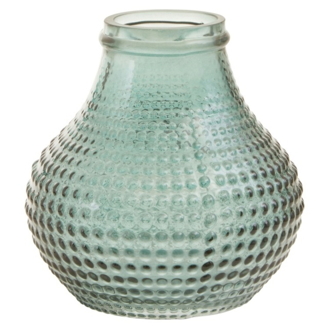 Interiors By Premier Small Green Glass Vase With Vibrant Green Hue ...