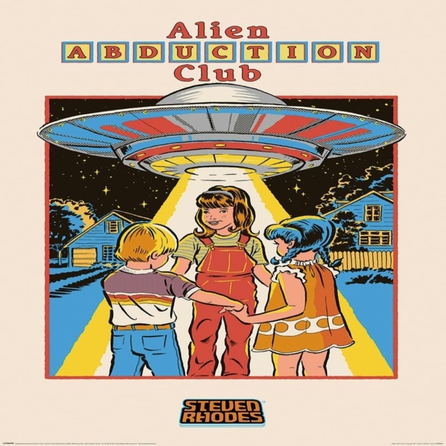 Steven Rhodes - Alien Abduction Club Maxi Poster - Poster / Prints by ...