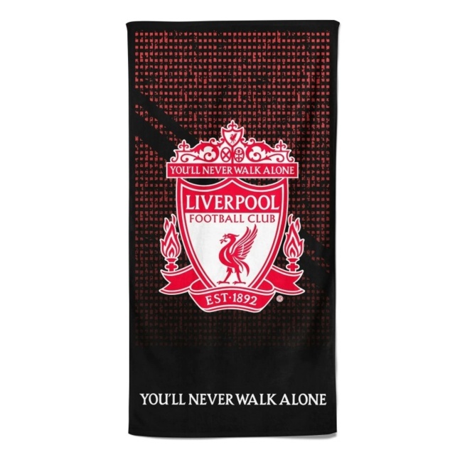 Liverpool Fc Crest Mesh Towel - Black/red/white - One Size by Tesco ...