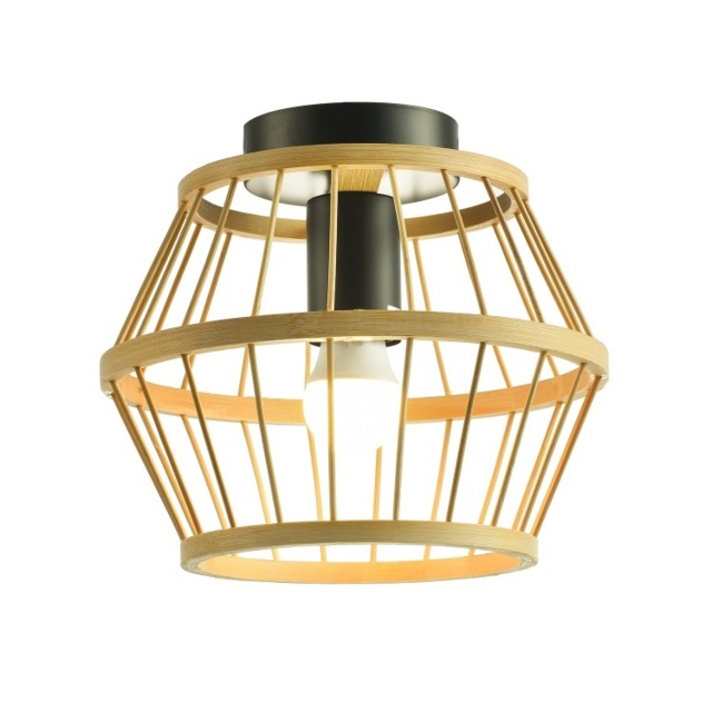 Vintage And Industrial Black Metal Ceiling Light Fitting With Outer ...