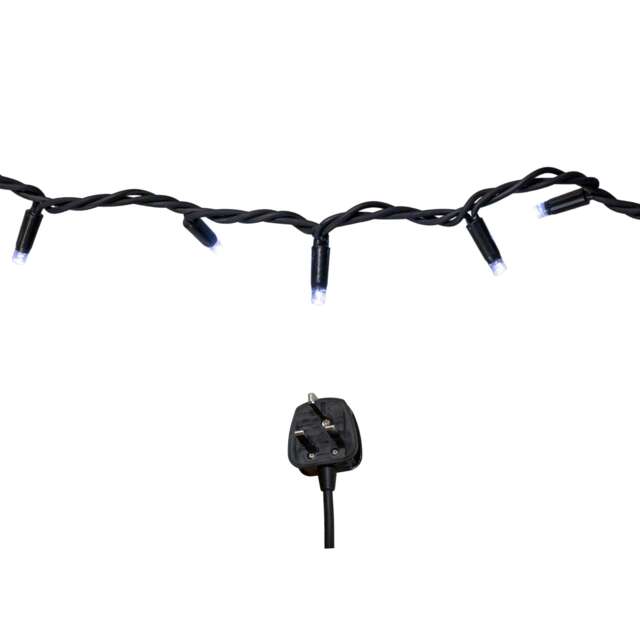 29.9m set of 300 connectable max string lights with white leds by Tesco ...