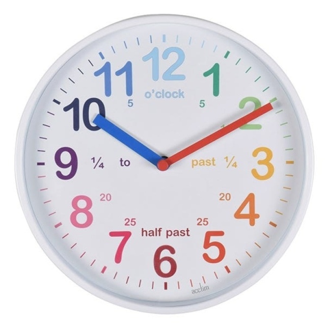 Acctim Wickford Kids Wall Clock White by Tesco - Marketplace | ufurnish.com