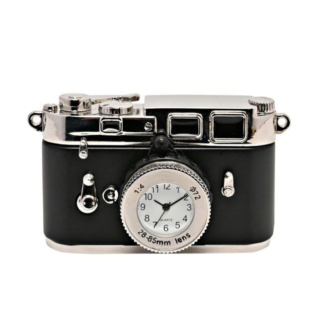 Wm Widdop Miniature Clock - Camera by Tesco - Marketplace | ufurnish.com