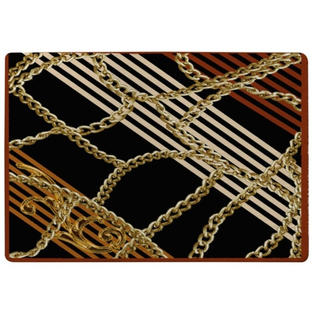 Chains & Stripes (Rug) Multi - Small: 60X110Cm by Tesco - Marketplace ...