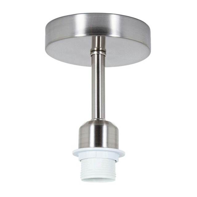Brushed Satin Nickel Ceiling Light Fitting For Industrial Style Light ...