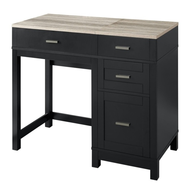 Carver Lift Top Office Desk Black by Tesco - Marketplace | ufurnish.com