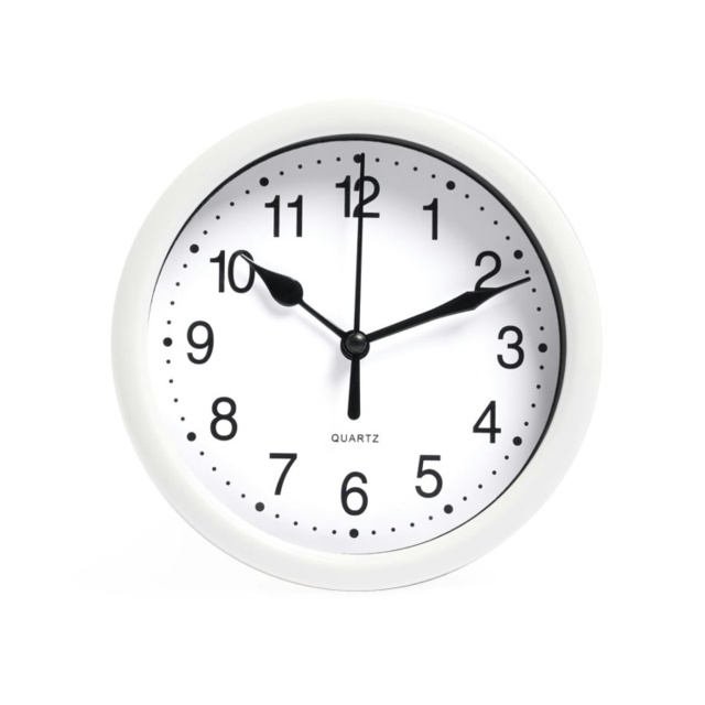 Ohs Small Round Vintage Decor Home Office Wall Clock, 14Cm - White by ...