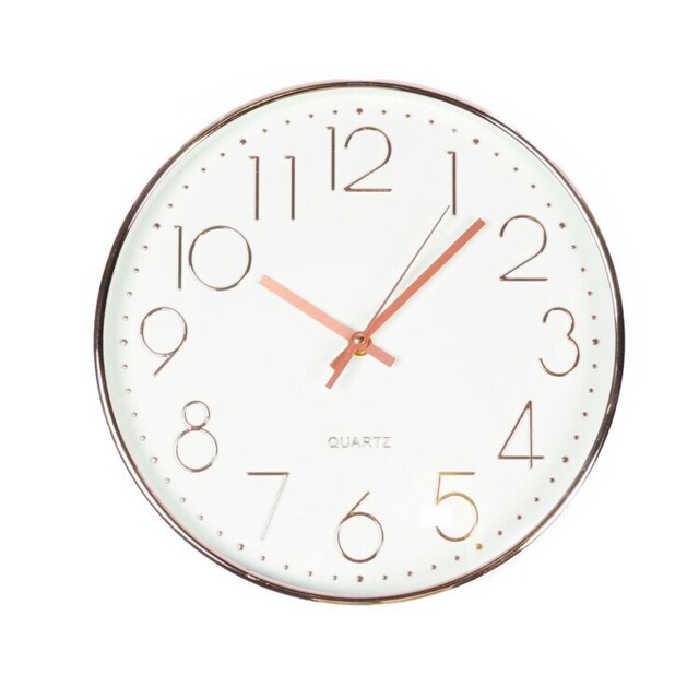 Ohs Small Round Modern Home Office Decor Analogue Wall Clock, 29Cm ...