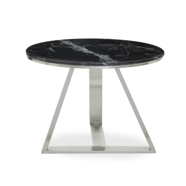 Interiors By Premier Luxe Side Table With Black Marble Top, Elegant ...